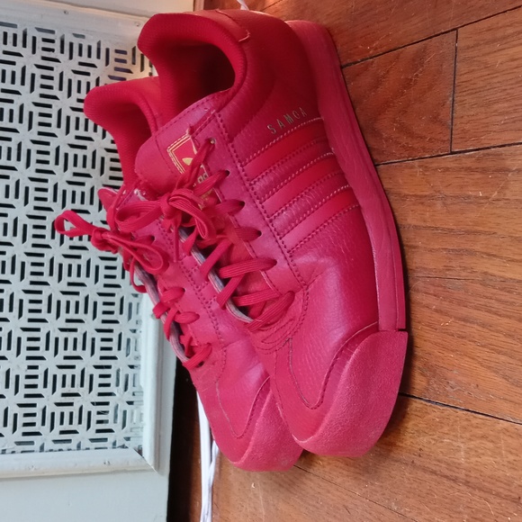 adidas | Shoes | Womens Adidas Samoa Red Boys 6 Womens 8 Ortholite ...